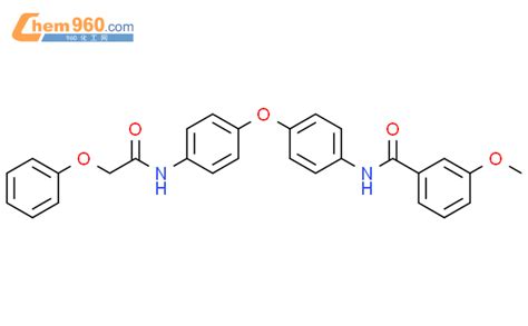 848143 55 5benzamide 3 Methoxy N 4 4 Phenoxyacetylamino Phenoxy