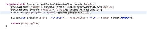 Programming For Beginners How To Get The Decimal Grouping Character For Given Locale