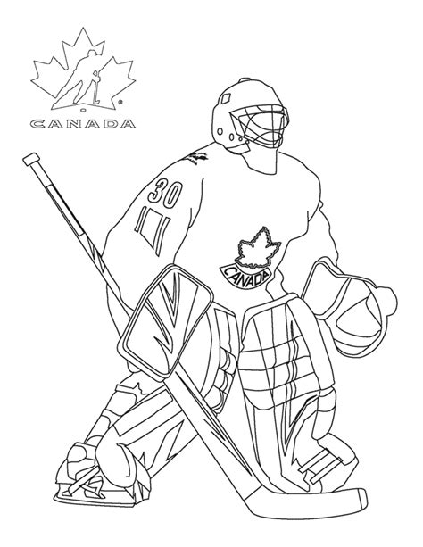 Canada Hockey Drawing Hockey Coloring Pages Free Printable Hockey Canada Colouring Pages