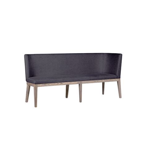 Mya Corner Bench Dark Grey Aoki Interiors