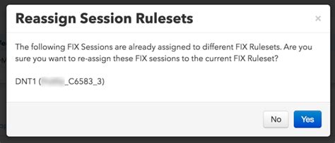 Adding FIX Sessions FIX Ruleset Help And Tutorials