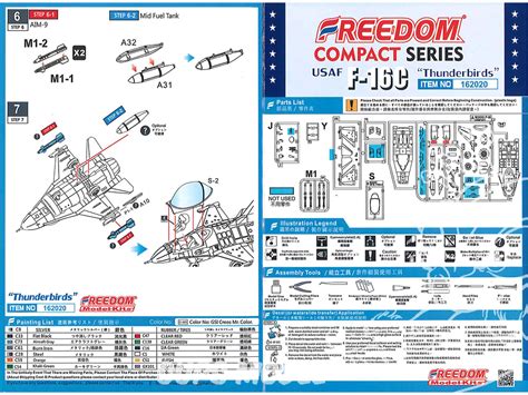 Freedom Compact Series 162020 F 16c Usaf Thunderbirds Oupsmodel