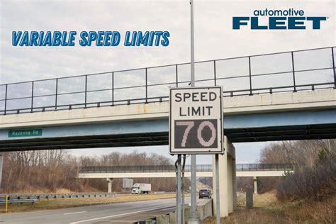 Variable Speed Limit Technology Leads To Crash Reduction Safety Automotive Fleet
