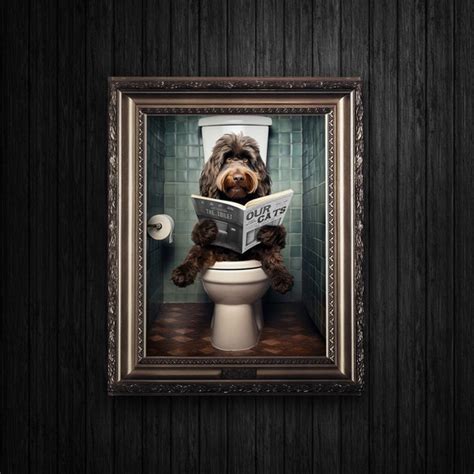 Black Cockapoo Art Print Etsy