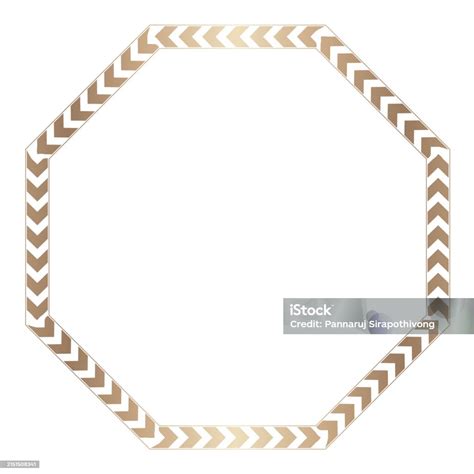 팔각형 프레임 금 화살표 상징 금 액자 럭셔리 황금 프레임 금 테두리 황금 벡터 로얄 테두리 프레임 장식 요소 외딴 배경 인사말