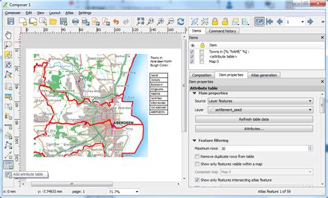 How To Create An Atlas Using Second Feature Iteration On Qgis Composer Geographic Information