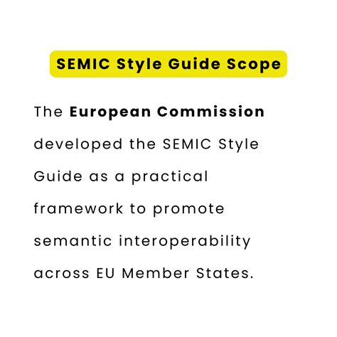 The Semic Style Guide A Framework For Creating Clear And Interoperable