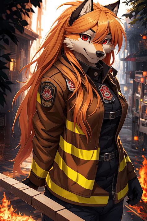 The Firefighter Furry By Nephcop On Deviantart