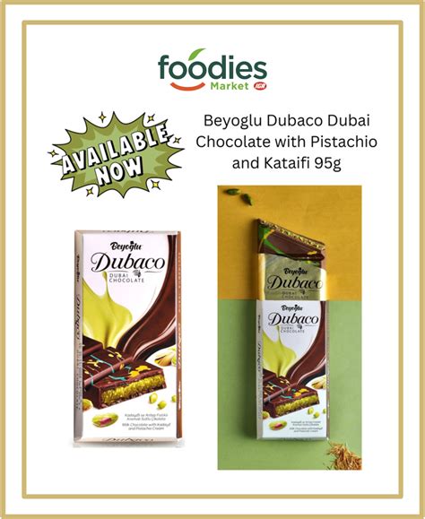 Foodies 🍫beyoglu Dubaco Dubai Chocolate With Pistachio And Kataifi 95g 🍫 Made From High