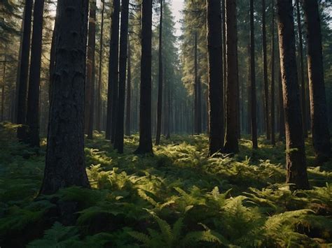 Silent Mixed Forests3 Premium Ai Generated Image