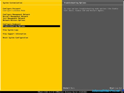 vmware esxi 7 0 or 6 7 direct console user interface dcui presentation vmware tutorials