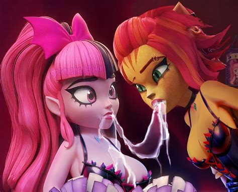 Rule 34 3d Draculaura Edit Monster Girl Monster High G3 Toralei Stripe 12094301