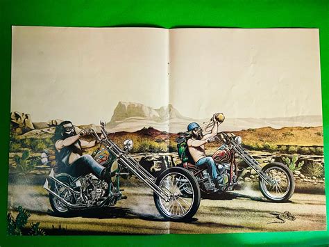 70s David Mann Biker Art Centerfolds Part 2 Vintage Outlaw Biker