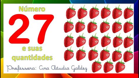 Número 27 E Suas Quantidades Youtube