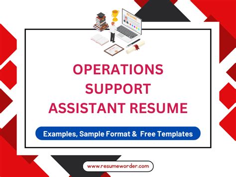 Operations Support Assistant Resume Examples Sample Templates Tips