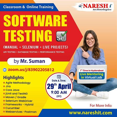 Best Selenium Training In Hyderabad Nareshit Durga Bhavani Complex