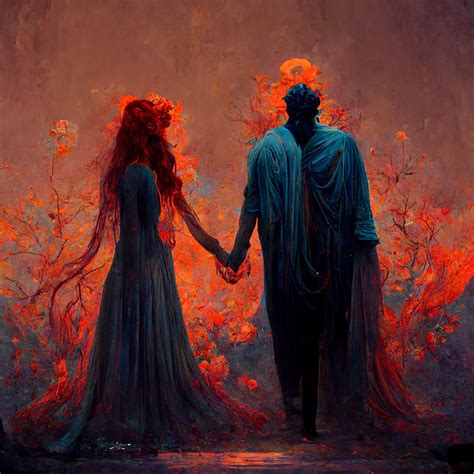 Hades And Persephone Artwork Greek Mythology Love Underworld