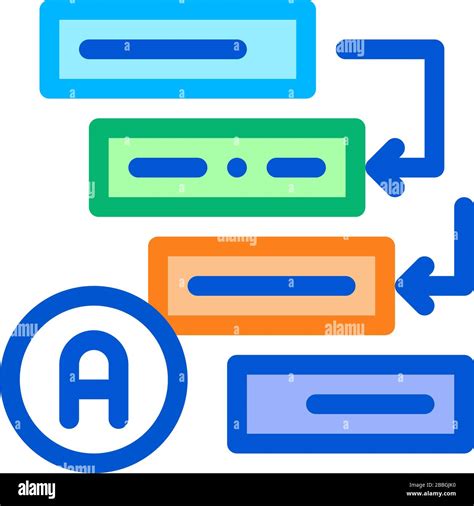 Graphical Automatic Algorithm Icon Vector Outline Illustration Stock Vector Image And Art Alamy