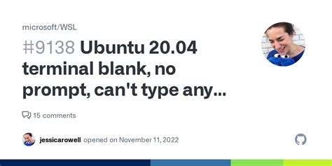 Ubuntu 2004 Terminal Blank No Prompt Cant Type Any Commands · Issue