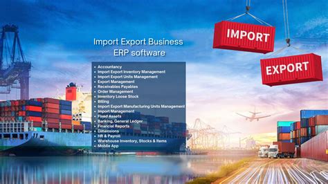 Import Export Business Erp In London Uk Nizisolutionsuk