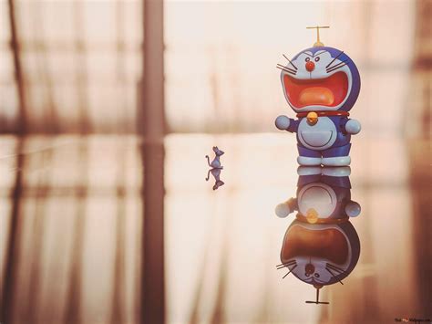 Doraemon Toy Reaction After Watching Mouse Hd Wallpaper Download