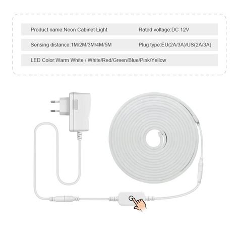 TCS Lampu LED Strip Flexible Dimmable Touch Switch 120 LED 24W 3M TCS120 Warm White