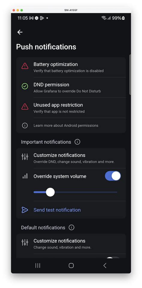 Introducing Enhanced Push Notification Settings In V2 2 0 [android] Grafana Labs