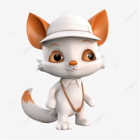 3d Doll Flower Girl Color White Cute Three Dimensional Doll Three Dimensional Doll Model Png