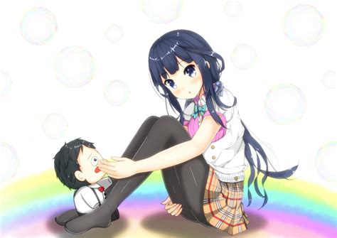 Safebooru 1girl Adagaki Aki Ass Azukiman Black Eyes Black Hair Black
