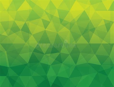 Abstract Triangle Geometrical Light Green Background Vector