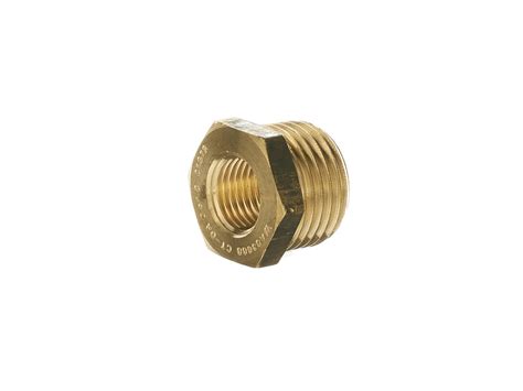 Brass Reducing Bush 15mm X 6mm From Reece