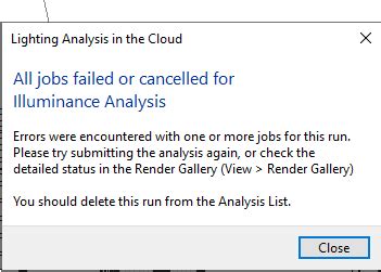 Your Rendering Could Not Be Rendered Because An Error Occurred In Revit Cloud Render Gallery