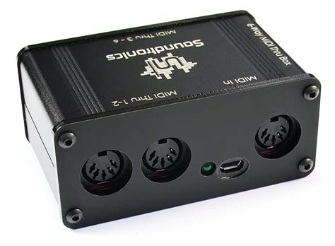 Midi Thru Box 6 Way Uk Splitter