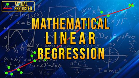 The Method Behind Linear Regression Machine Learning Youtube