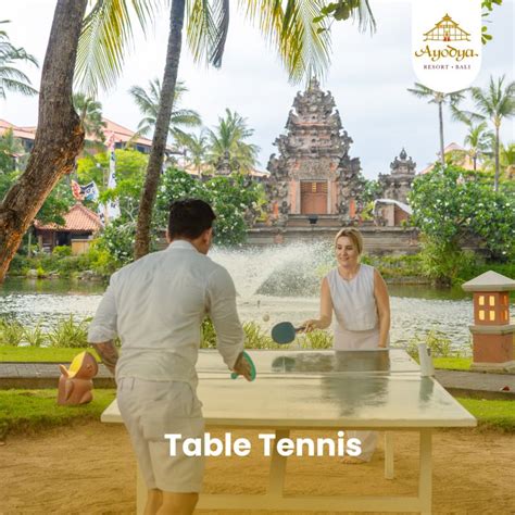 Ayodya Resort Bali On Linkedin Boost Teamwork And Have Fun With A Friendly Game Of Table Tennis