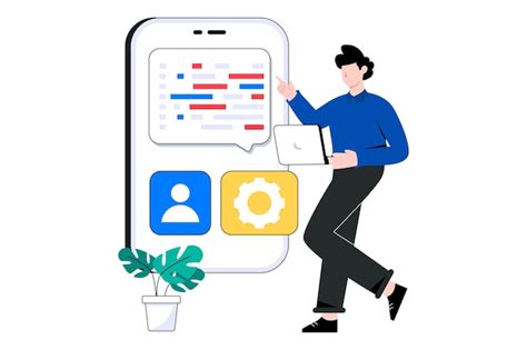 Premium Vector App Coding Flat Style Design Vector Illustration Stock Illustration