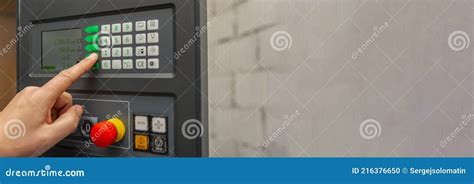 The Process Of Programming A Cnc Machine Entering Data Into A Computer