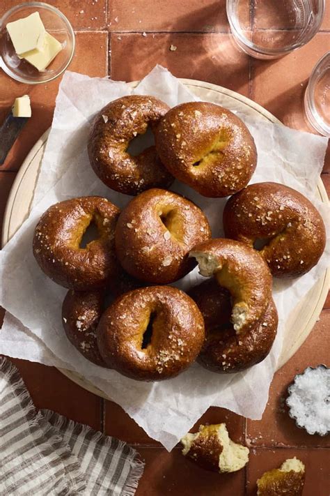 Sourdough Discard Pretzel Bagels This Jess Cooks