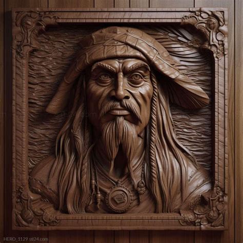 Characters Captain Jack 1 Hero1129 3d Stl Model For Cnc