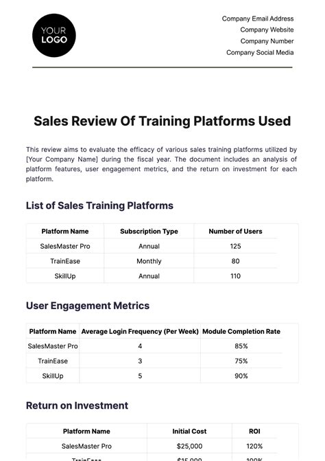 Free Sales Templates Ai Sales Generator