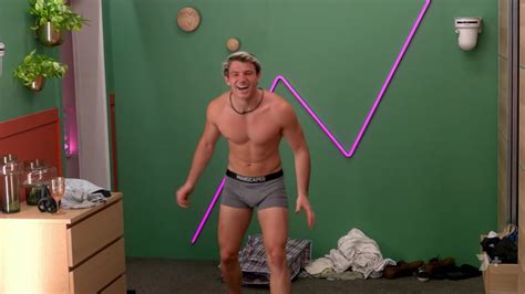 Auscaps Louis Phillips Shirtless In Big Brother Australia 2023 Uncut