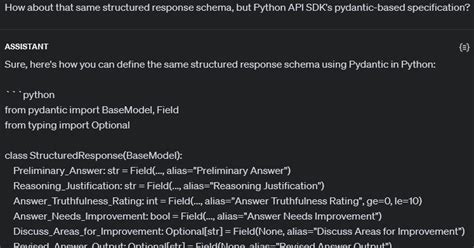 Structured Outputs Deep Dive API OpenAI Developer Community