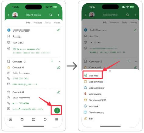 Creating New Lead On Mobile App Arbostar Knowledge Base