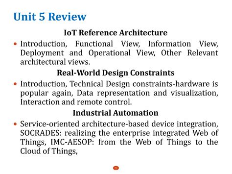 unit 5 iot reference architecture pdf