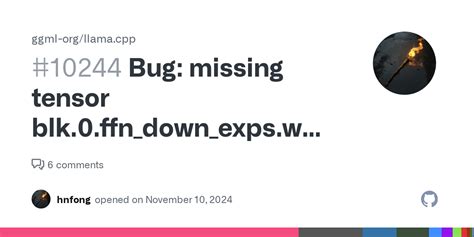 Bug Missing Tensor Blk0ffndownexpsweight When Loading Mixtral 8x7b Instruct V01q5km