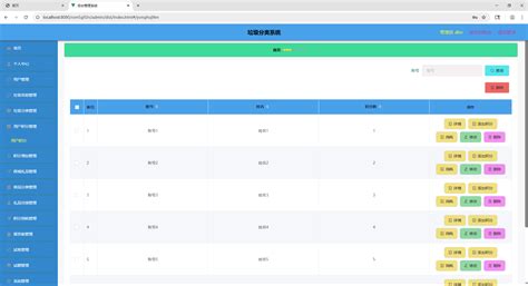 计算机毕业设计，基于ssm的垃圾分类系统管理系统，附源码数据库论文ppt，包远程安装调试运行