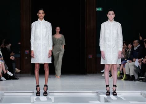Clothes Dissolve On The Catwalk At Chalayan Ss16 Show