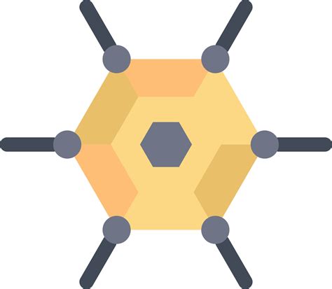 Decentralized Network Technology Flat Color Icon Vector Icon Banner Template 19120161 Vector Art