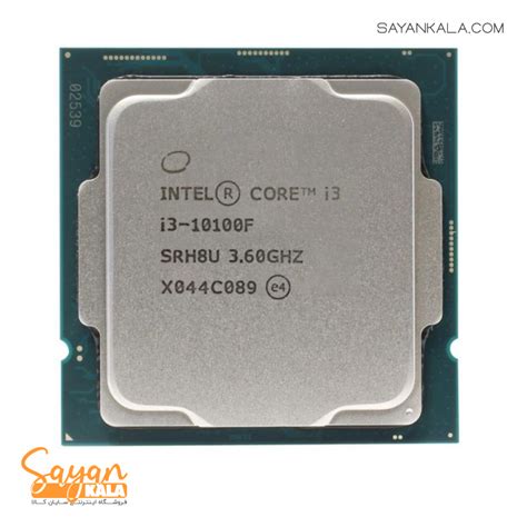 سی پی یو تری اینتل مدل INTEL I3 10100F سایان کالا