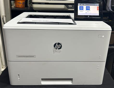 Hp Laserjet Managed E50045 A4 Wireless Mono Printer 電腦＆科技 打印機及影印機 Carousell